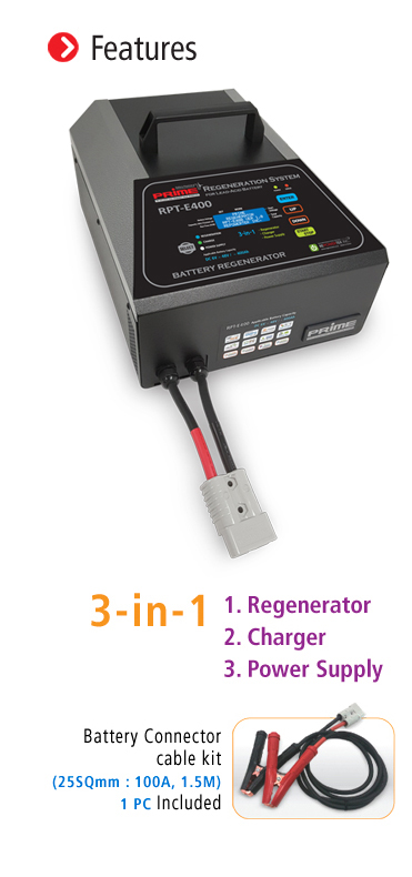 PRIME Battery Regenerator RPT-E400